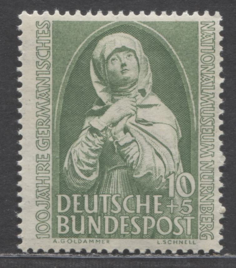Lot 101 Germany Mi#151 (SC#B324) 10+5pf Green 1952 Centenary Of German – Brixton Chrome
