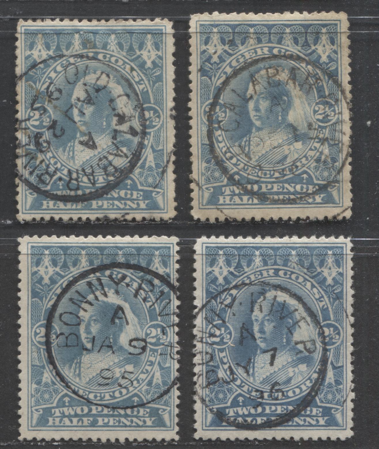 Lot 409 Niger Coast Protectorate SC#46 2.5d Pale Blue & Blue 1894 Wate – Brixton Chrome