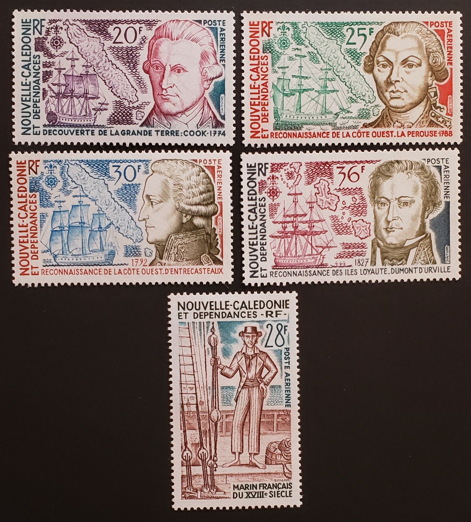 Lot 220 New Caledonia SC#C114/C118 1974 Discovery And Exploration Of N – Brixton Chrome