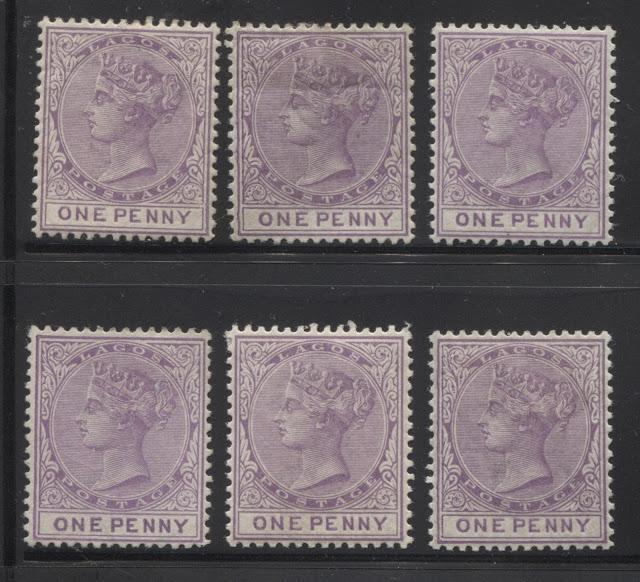 Printings Of The 1d Mauve Queen Victoria Keyplate Definitive Watermark ...