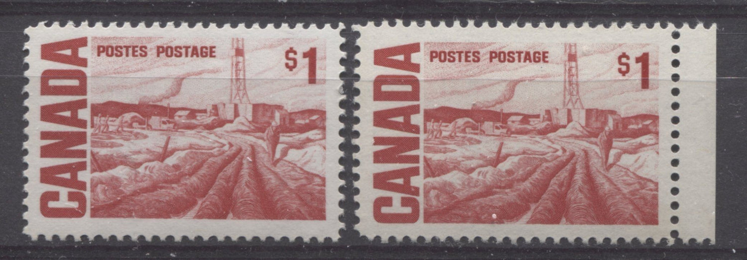 The $1 Edmonton Oilfield Stamp From the 1967-1973 Centennial Issue ...