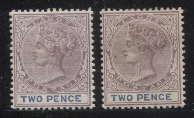 The Printings Of The 2d Lilac and Blue Keyplate Stamp of Lagos 1891-19 ...