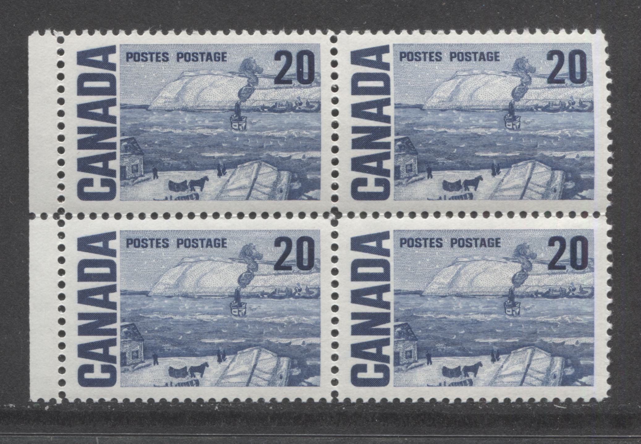 Lot 103A Canada #464ii 20c Indigo The Ferry, Quebec, 1967-1973 Centenn ...