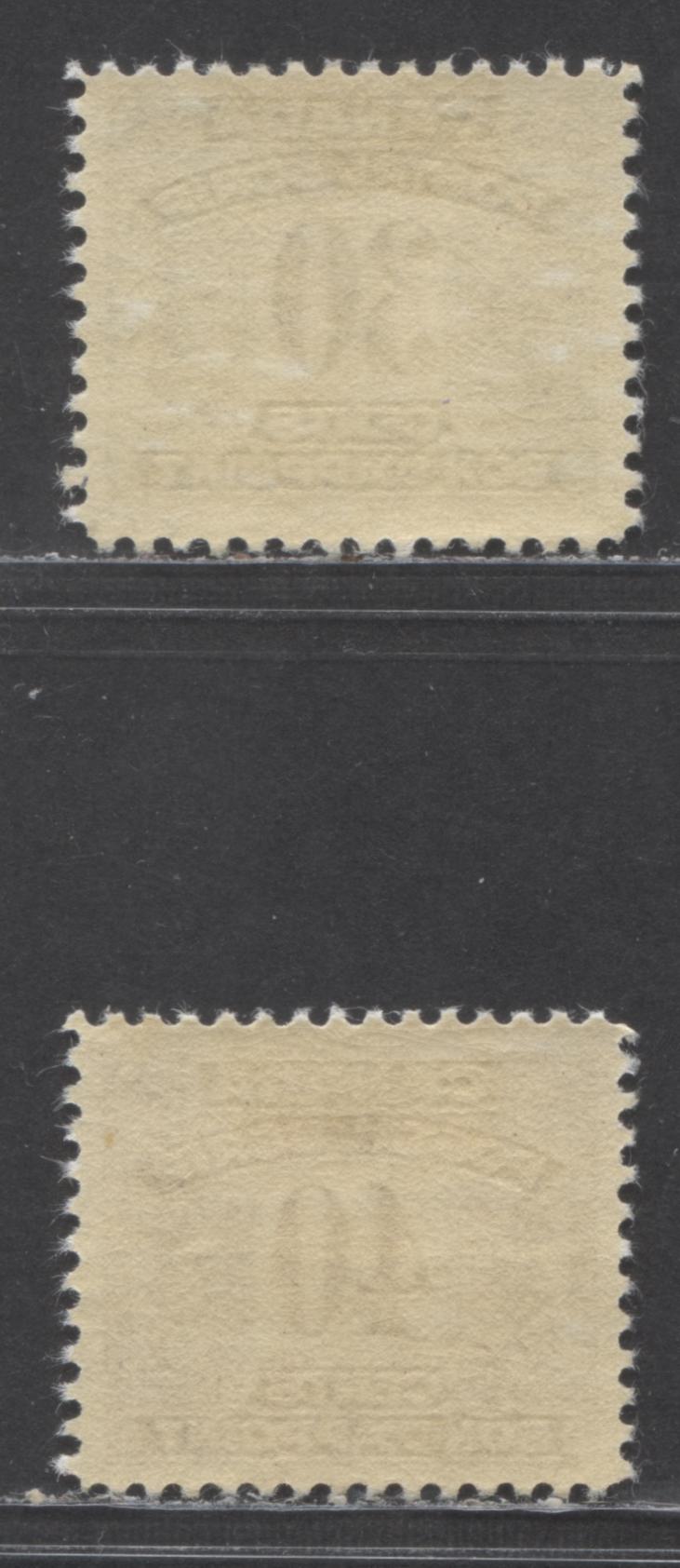 Lot 33 Canada #FPS15 - FPS16 30c - 40c Blue - Purple, 1932 - 1948 Firs ...