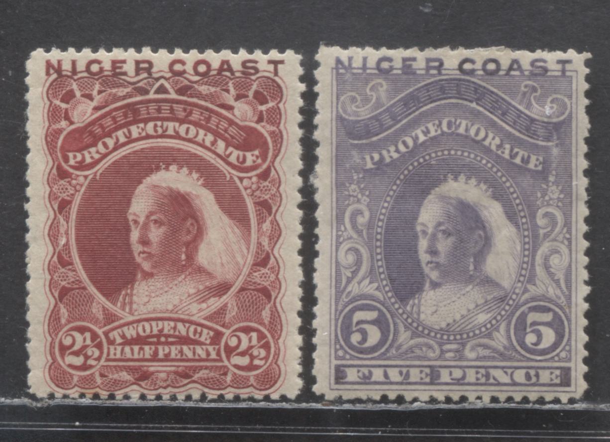 Lot 360 Niger Coast Protectorate SC#40/41a 1893 Obliterated Oil Rivers – Brixton Chrome
