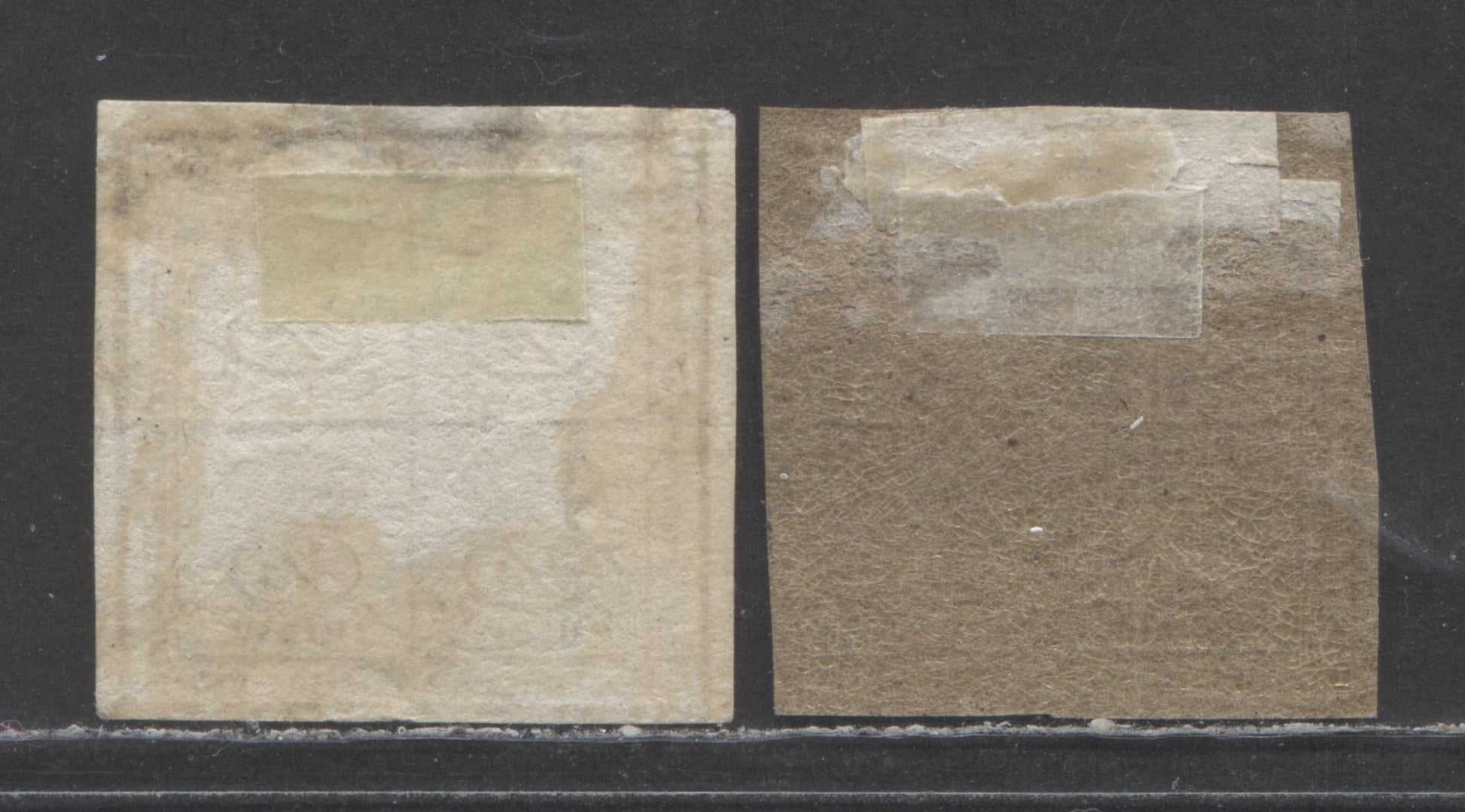 Lot 463 Gemany - Brunswick SC#12(MI#9b) 1/4sgr 1857 Issue, On Black On ...