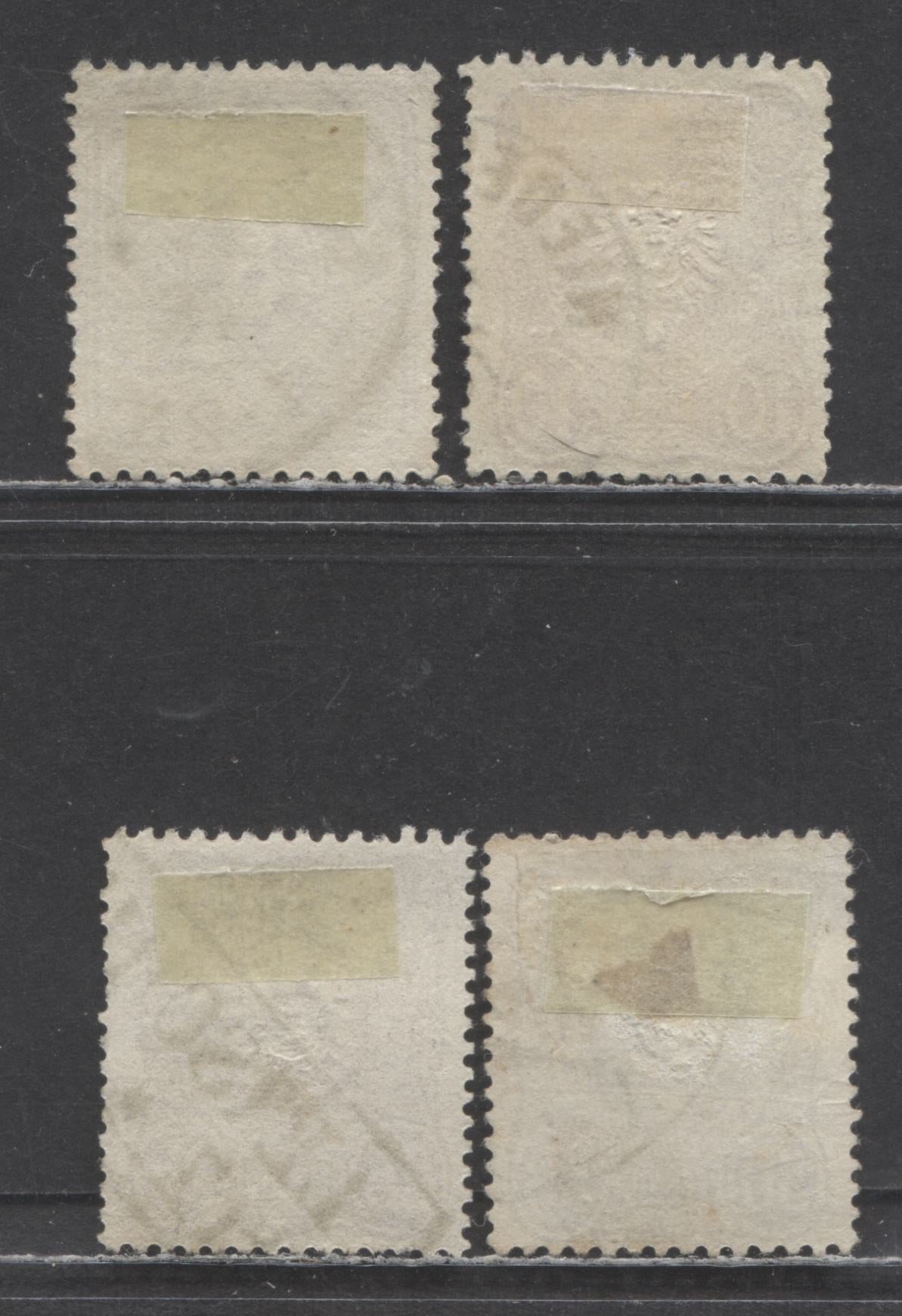 Lot 311 Germany SC#30 (Mi# 32)/34 (Mi# 35a) 1875-1877 Numeral & Eagle ...