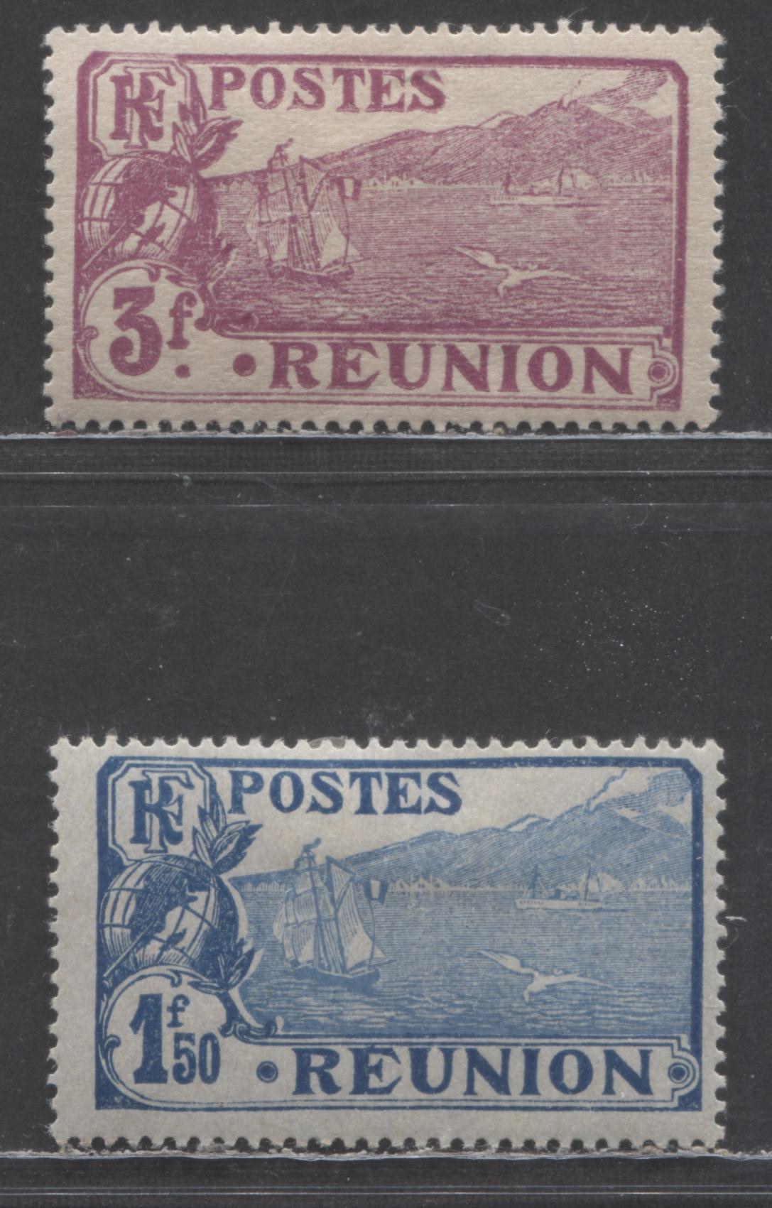 Lot 147 Reunion SC#95/97 1930 Pictorial Definitives, View Of St. Pierr ...