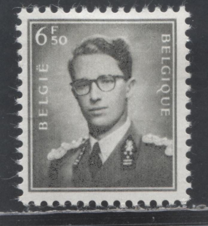 Lot 293 Belgium SC#461 6.50fr Gray 1953-1957 King Baudouin Definitives ...
