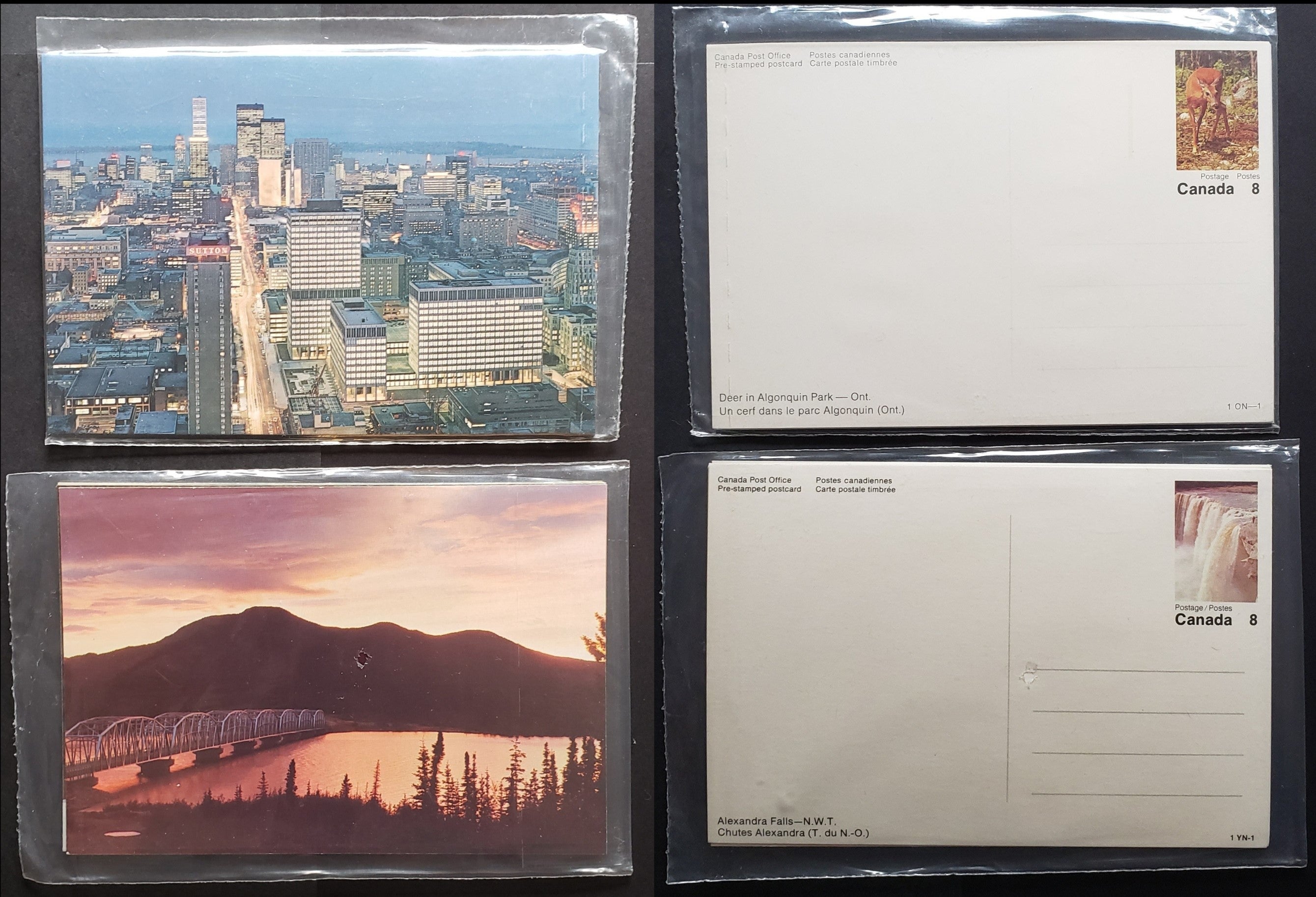 Lot 330 Canada #UX109B 8c Multicoloured Various Scenes, 1973 Pictorial ...