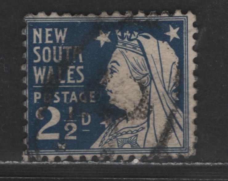 Lot 264 New South Wales SG#356 2 1/2d Prussian Blue 1907-1913 Keyplate ...