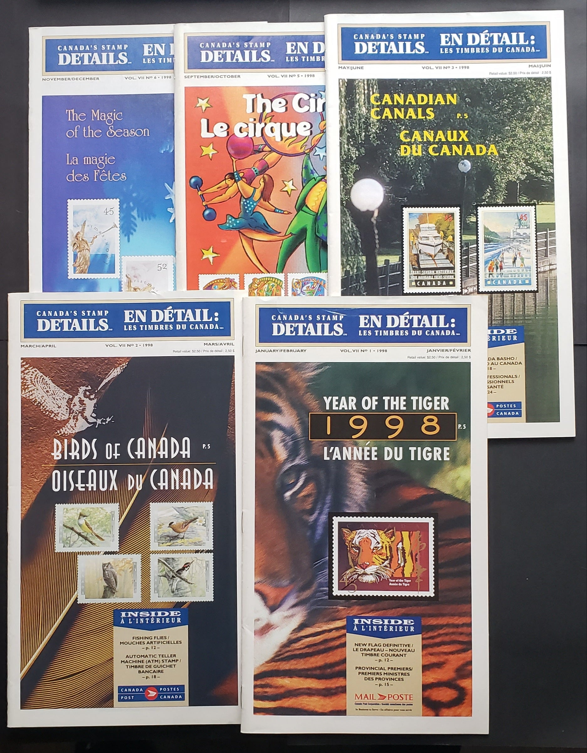 Lot 301 Canada 1998 Nearly Complete Set Of Details Magazines , These R ...