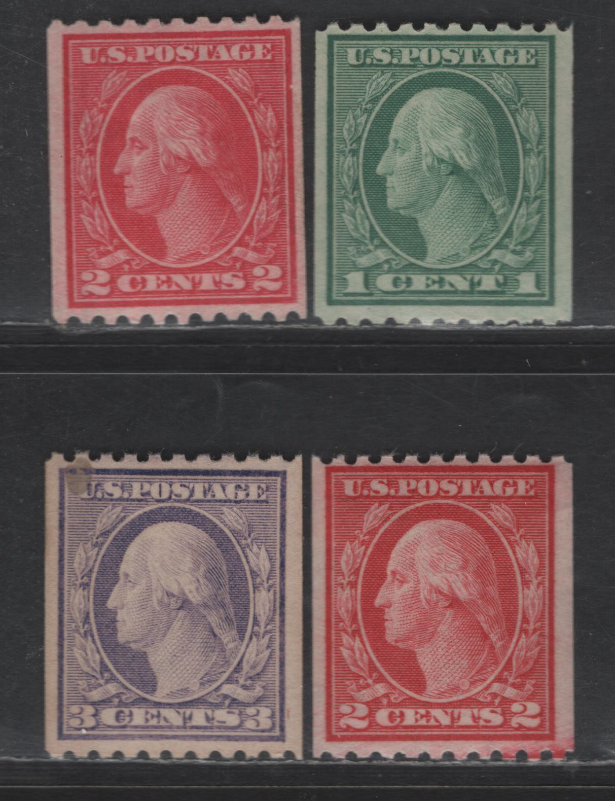 Lot 410 United States Of America SC#486, 488-489 1908-1920 Washington ...