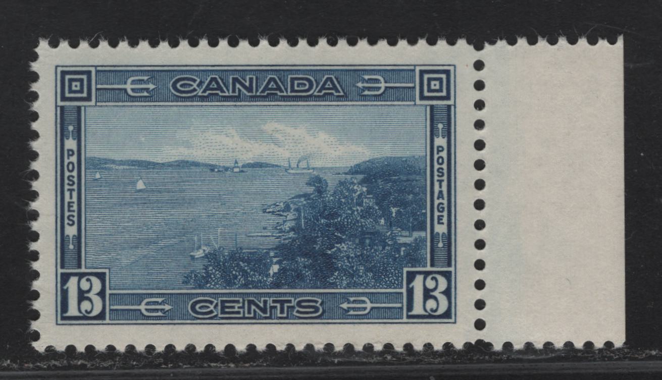 Lot 356 Canada #242 13c Deep Bright Blue Halifax Harbour, 1938 Pictori ...