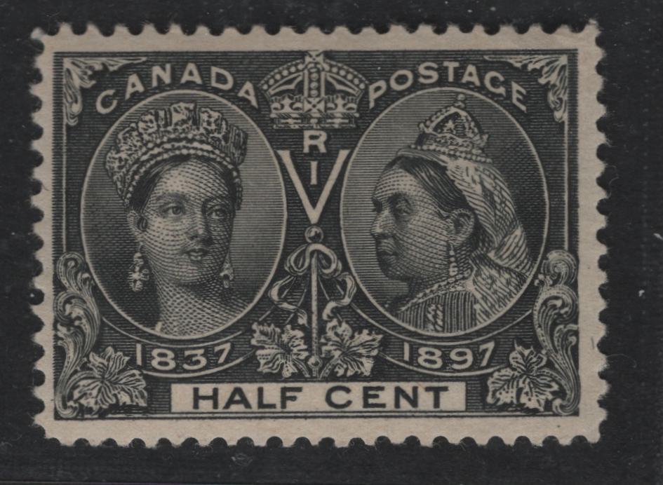 Lot 336 Canada #50 1/2c Black Queen Victoria, 1897 Diamond Jubilee Iss ...