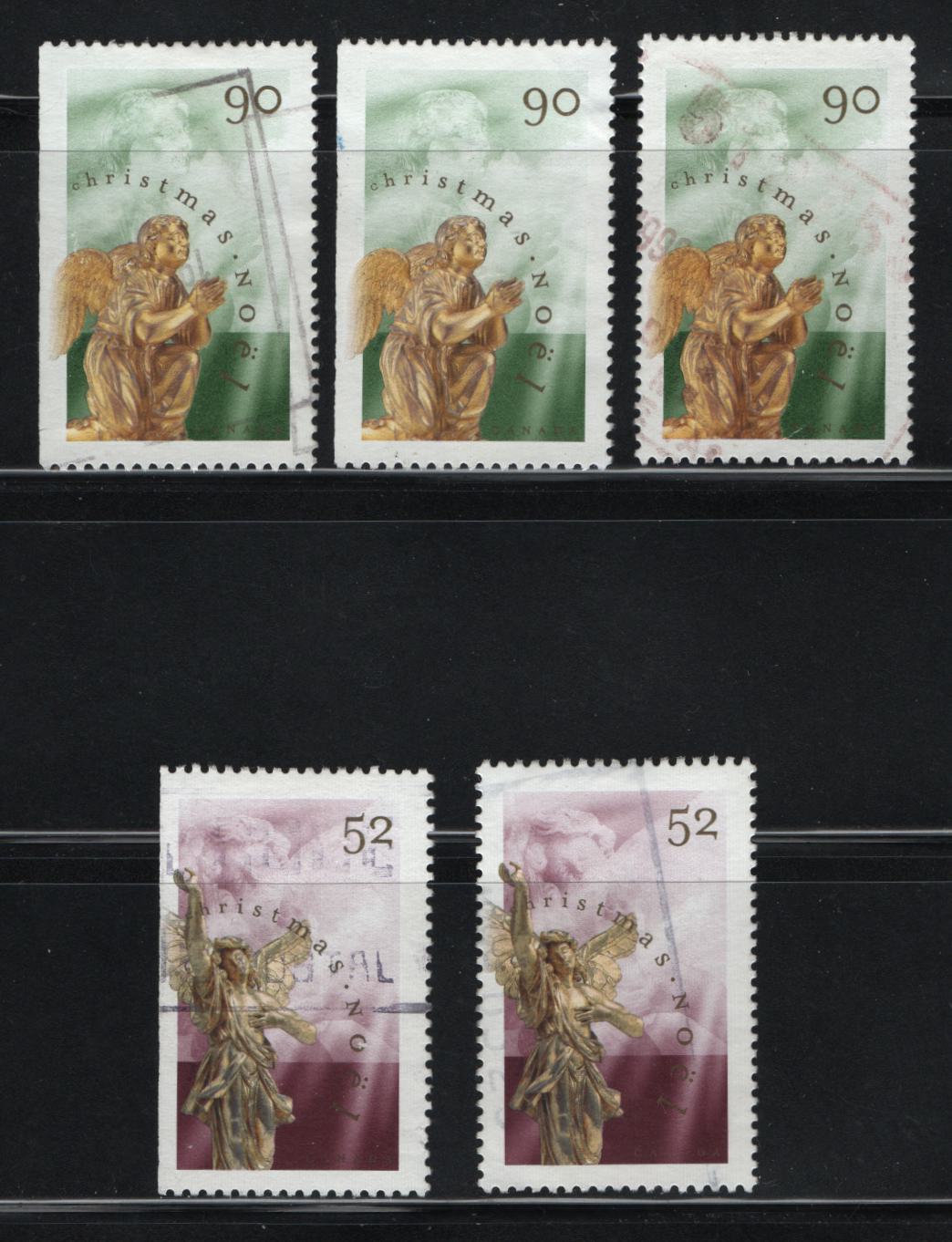 Lot 388 Canada #1765-b, 1766, as, b 52c, 90c Multicoloured Adoring & P ...