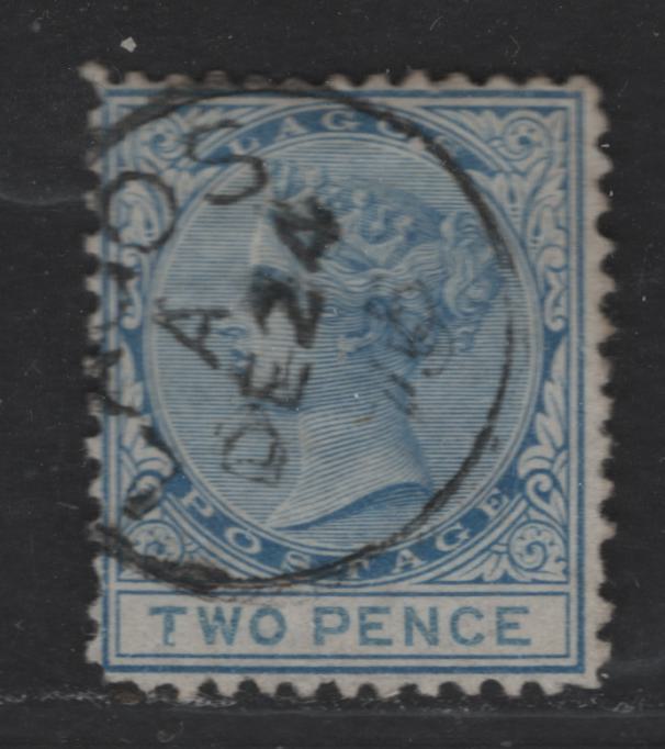 Lot 448 Lagos #2 2d Deep Dull Blue & Prussian Blue Queen Victoria, 187 ...