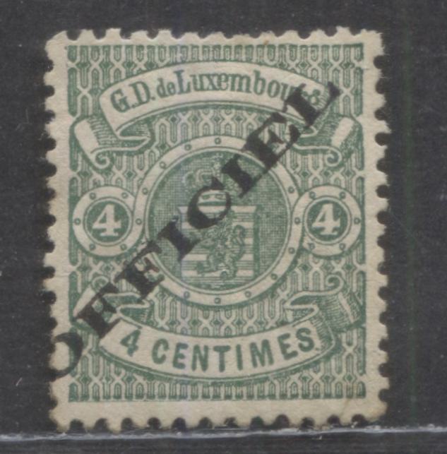 Lot 478 Luxembourg SC#O13 4c Green 1875-1876, A Fine OG Example, Click – Brixton Chrome