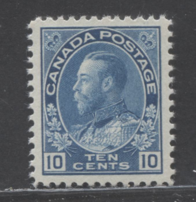 Lot 56 Canada #117i 10c Light Blue King George V, 1922 Admiral Issue ...