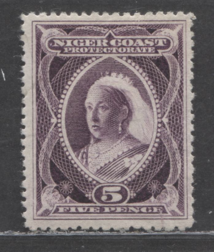 Lot 434 Niger Coast Protectorate SC#59 5d Deep Purple 1898-1900 Waterm – Brixton Chrome