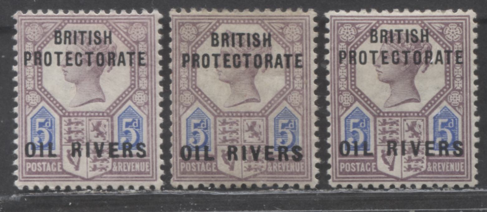 Lot 500 Niger Coast Protectorate SC#5 5d Dull Purple and Ultramarine 1 – Brixton Chrome
