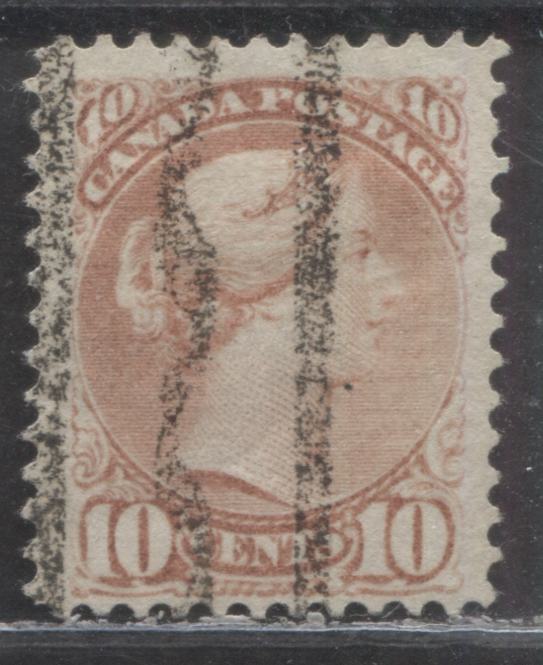 Lot 46 Canada Walburn #T45av 10c Dull Brownish Rose Pink Queen Victori ...