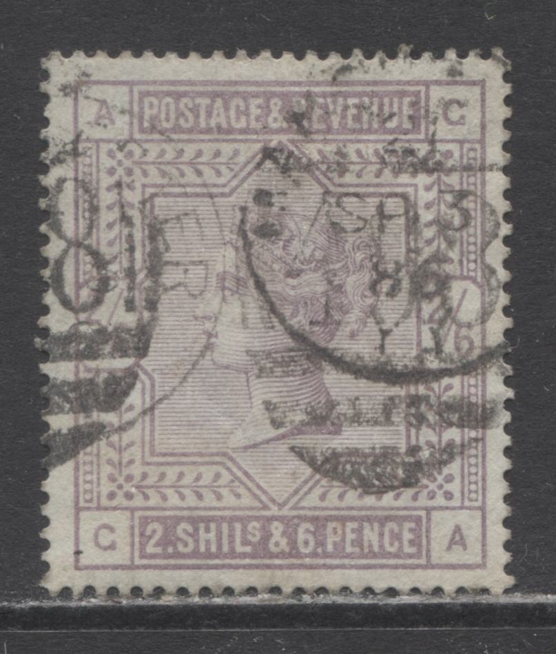 Lot 313 Great Britain SC#96a (SG#175) 2/6d Pale Lilac 1883-1884 Postag ...