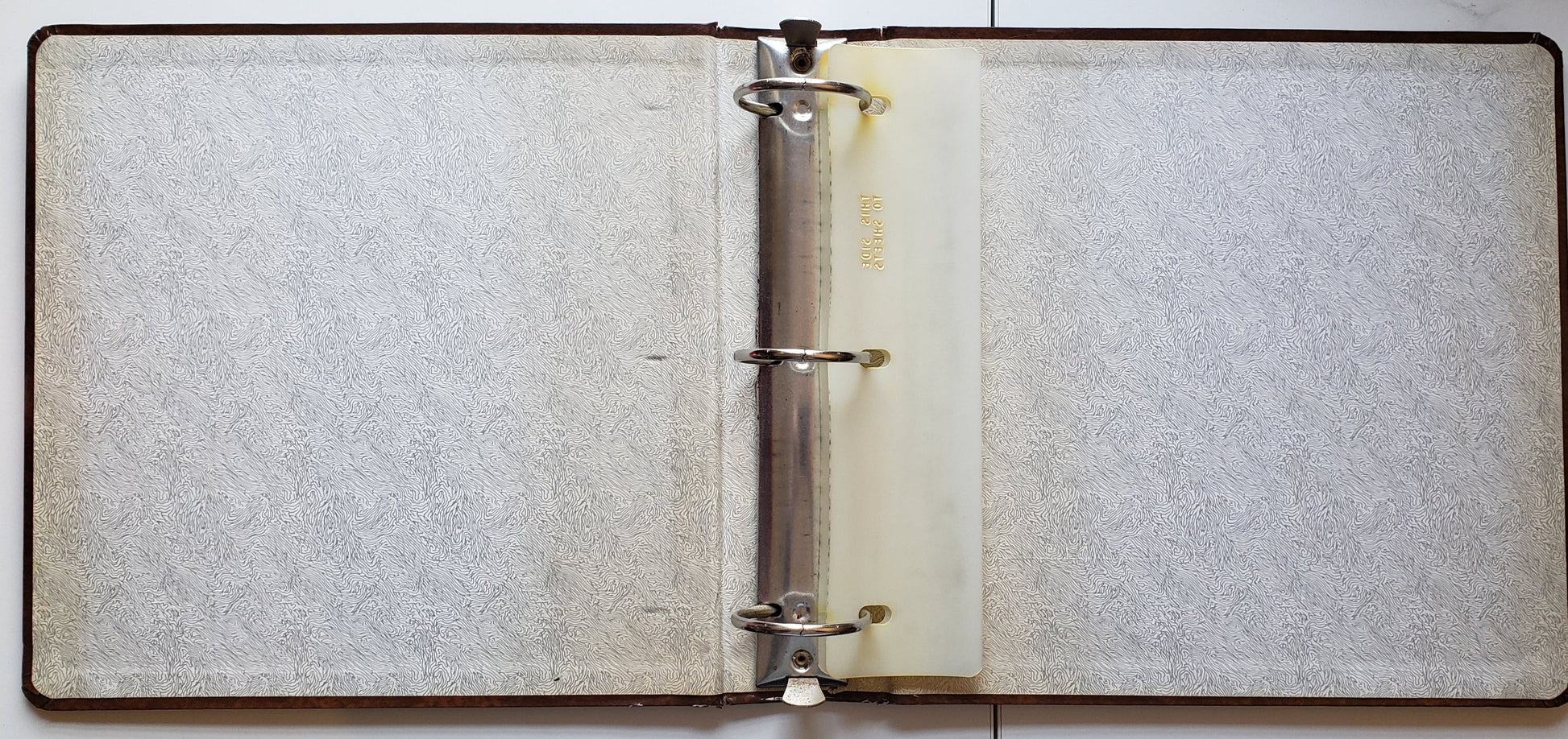 Lot 296 Brown & Silver Trimmed 3 Ring Album Binders, Very Strong Bindi ...