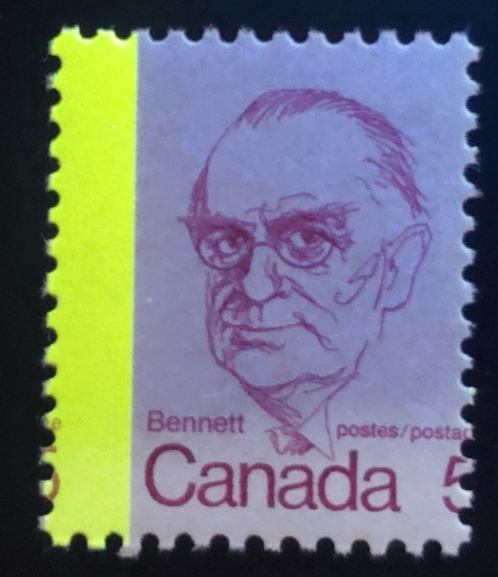 Lot 314 Canada #590ii 5c Lilac Richard B Bennett, 1972-1974 Caricature ...